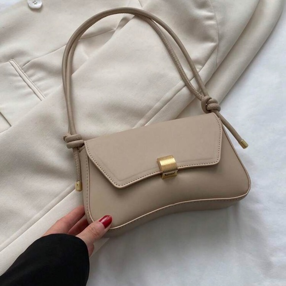 Bags | Elegant Cream Handbag | Poshmark